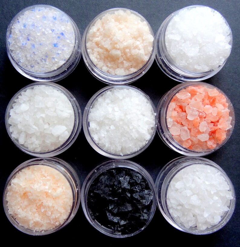 EXOTIC Sea Salt Sampler Tin Featuring 9 Samples of Natural Exotic Sea ...
