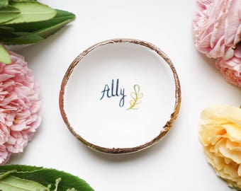 Wedding Ring Dish / Jewelry Dish / Bridesmaids Gift / Wedding