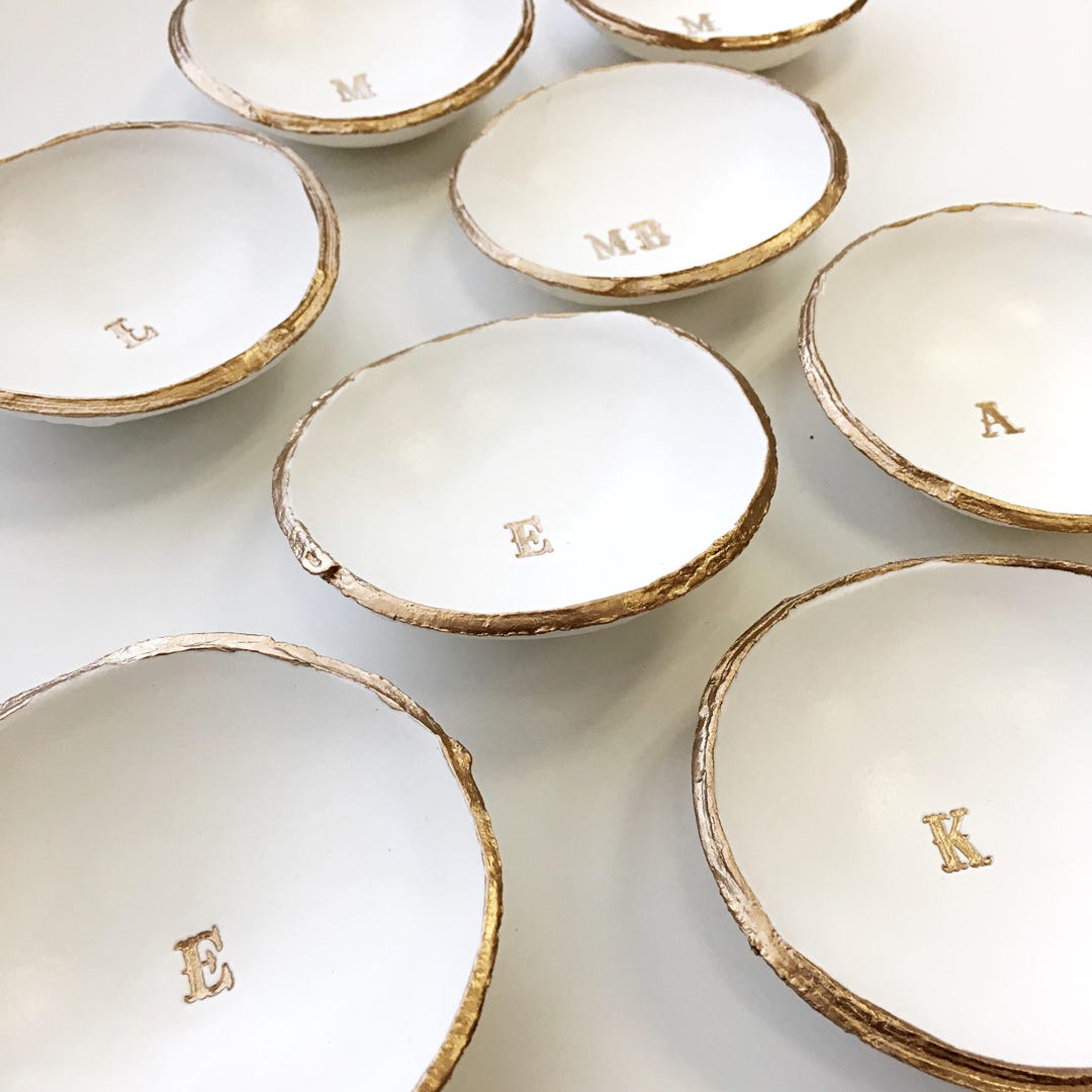 Custom Ring Dish, Monogram Jewelry Dish, Monogram Ring Dish, Wedding ...