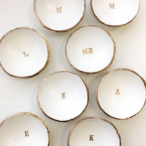 Custom Ring Dish, Monogram Jewelry Dish, Monogram Ring Dish, Wedding ...