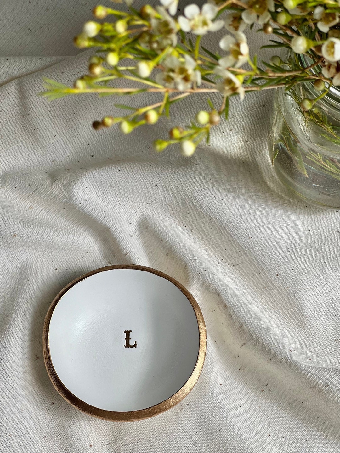 Custom Ring Dish, Monogram Jewelry Dish, Monogram Ring Dish, Wedding ...