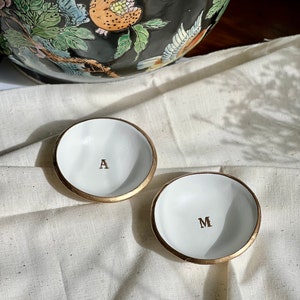 Monogram Jewelry Dish, Monogram Ring Dish, Custom Ring Dish, Wedding ...