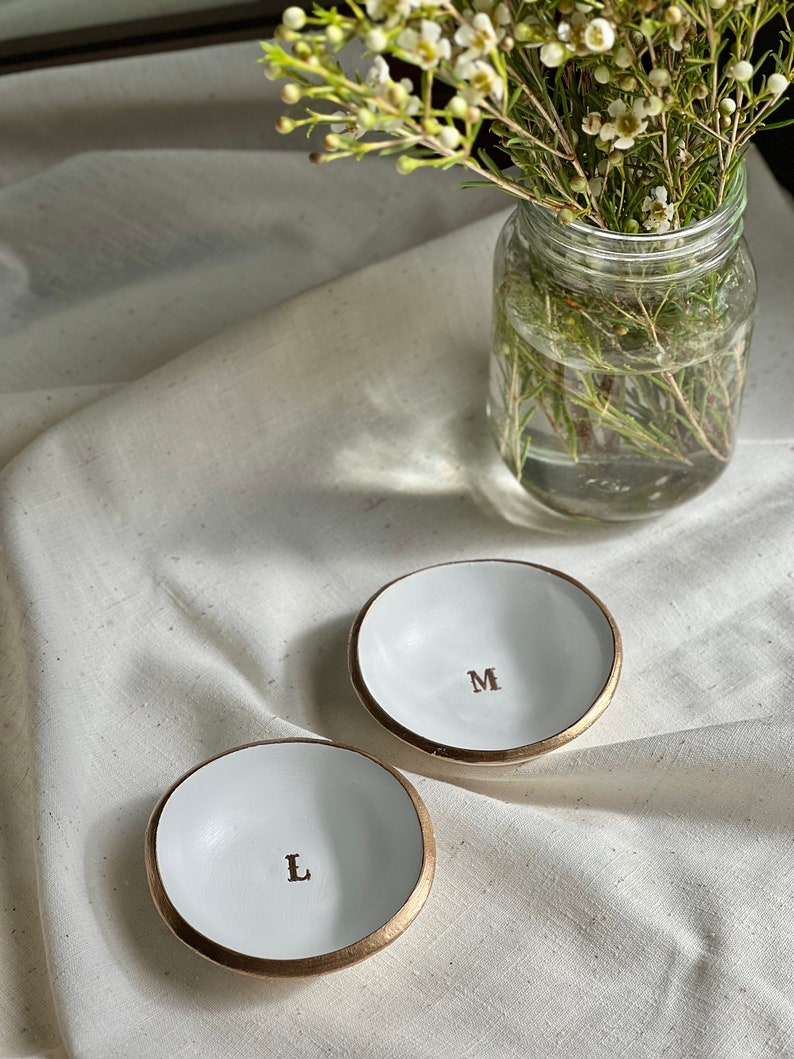 Custom Ring Dish, Monogram Jewelry Dish, Monogram Ring Dish, Wedding ...