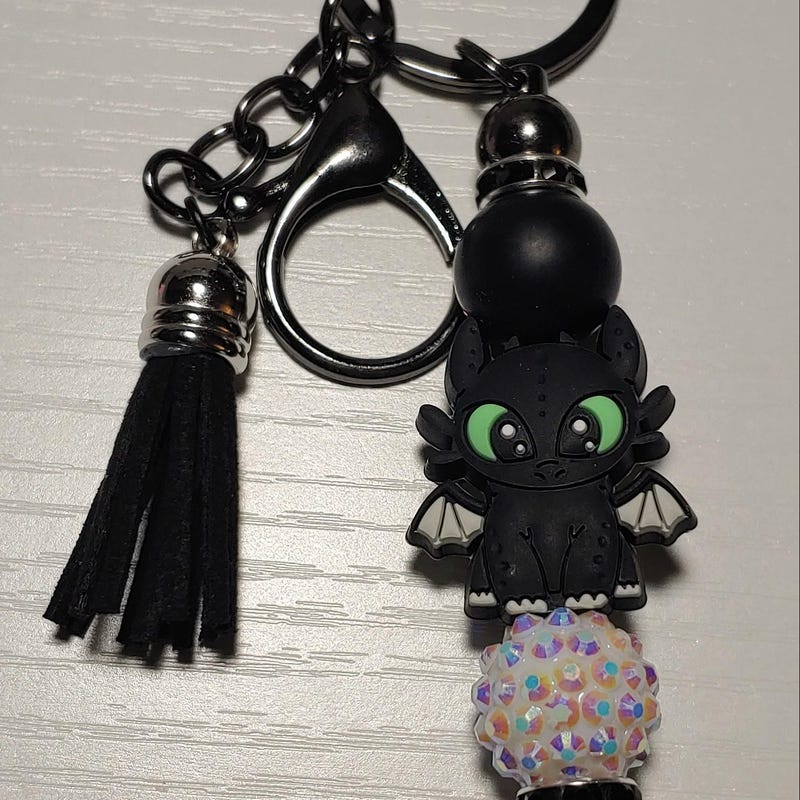 Toothless Keychain Keychains & Lanyards - Etsy
