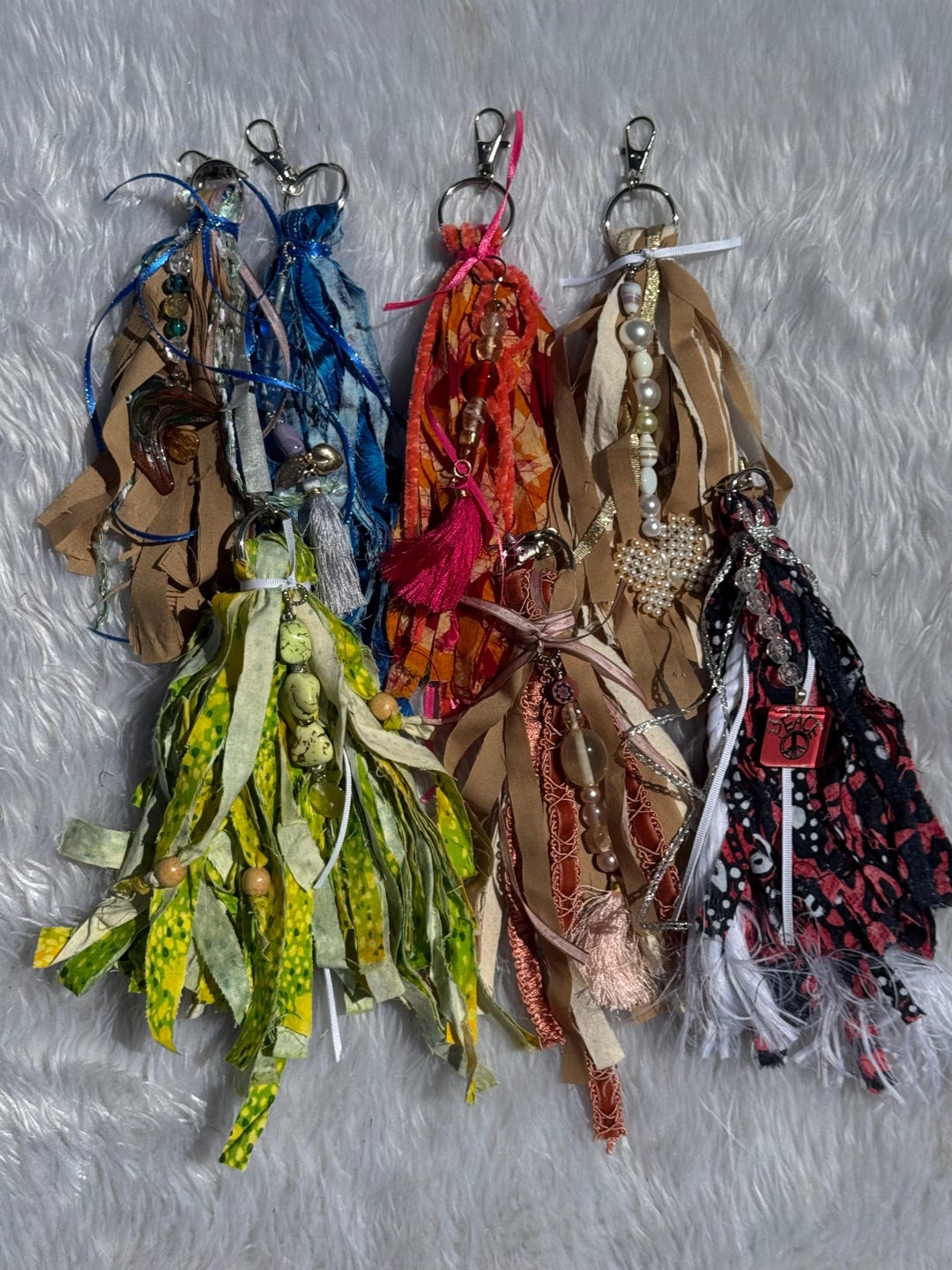 Boho Keychains-large - Etsy