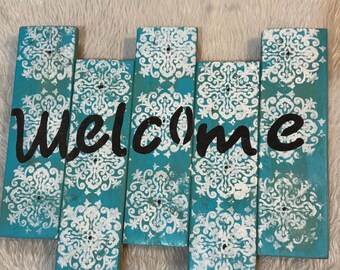 Rustic Welcome Sign - Etsy