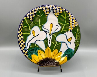 Mexican Sunflower Plate - Etsy