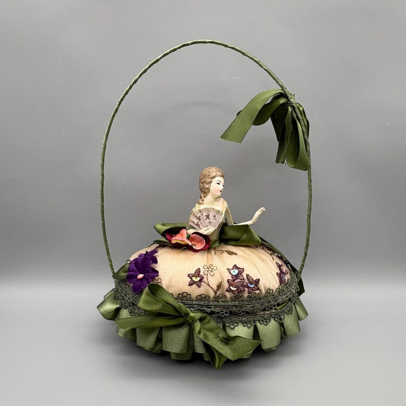 Porcelain Handled Basket - Etsy
