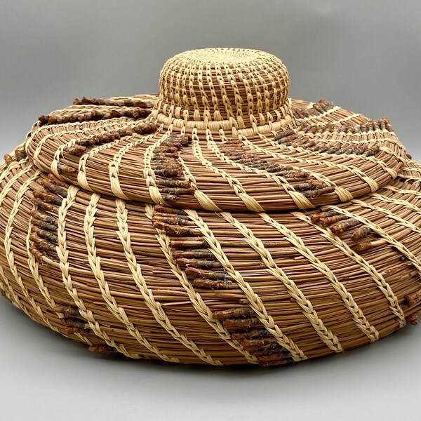 Pine Needle Basket - Etsy