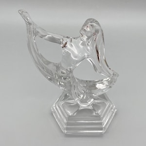 Royal Crystal Rock Lady Dancer Art Deco Style Dancing Female Figurine ...