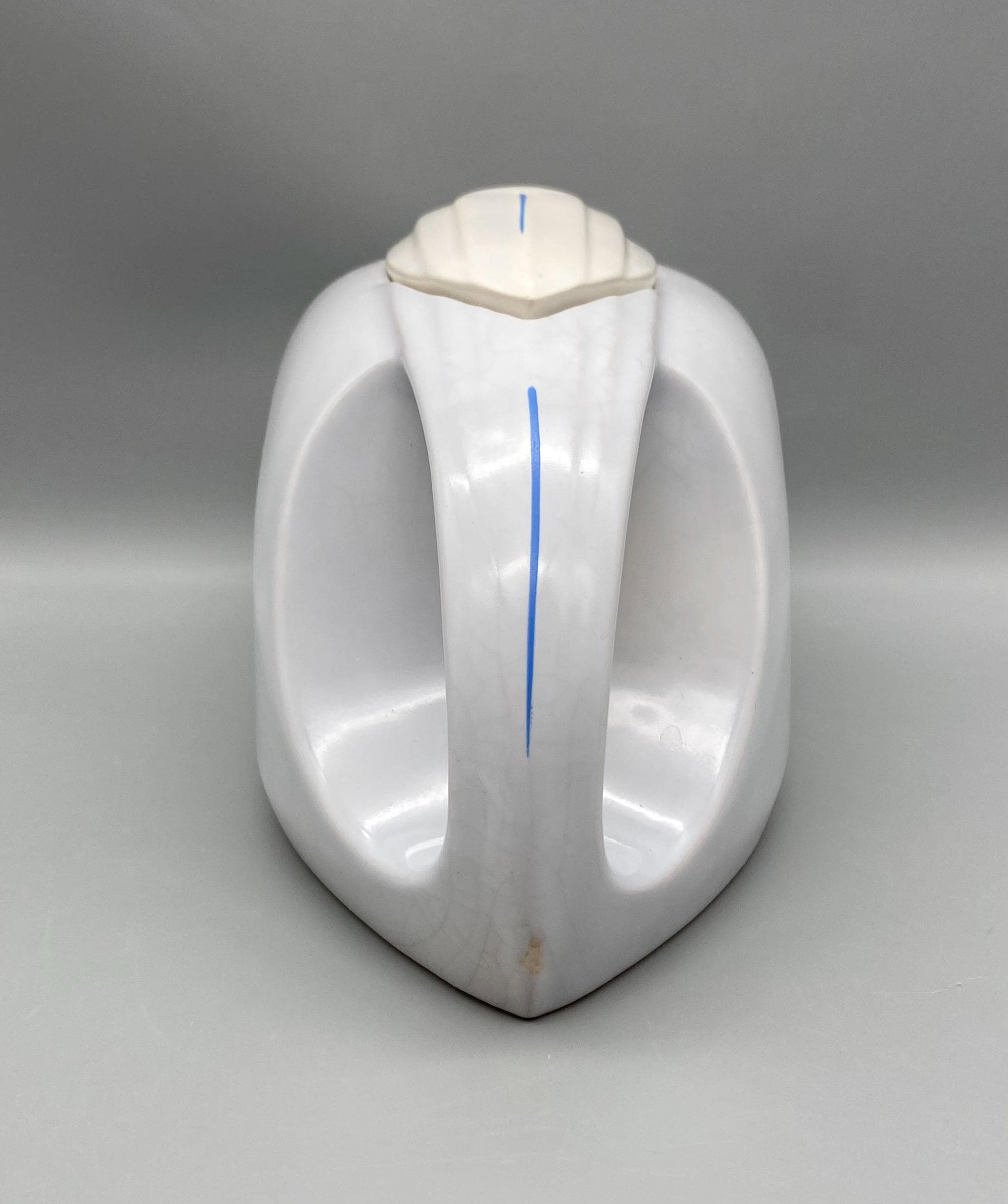 Art Deco Zephyr Train Teapot: 1930s Light Blue Porcelain - Etsy