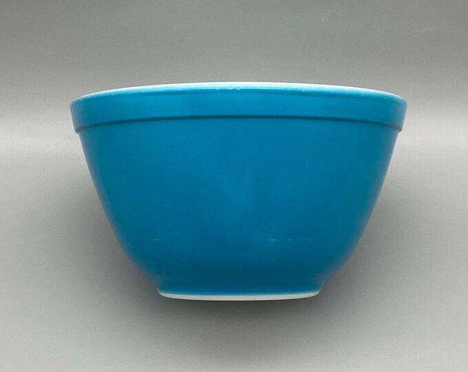 Vintage PYREX Blue Mixing Bowl 401 Small Primary Colors Nesting Bowl 5 ...