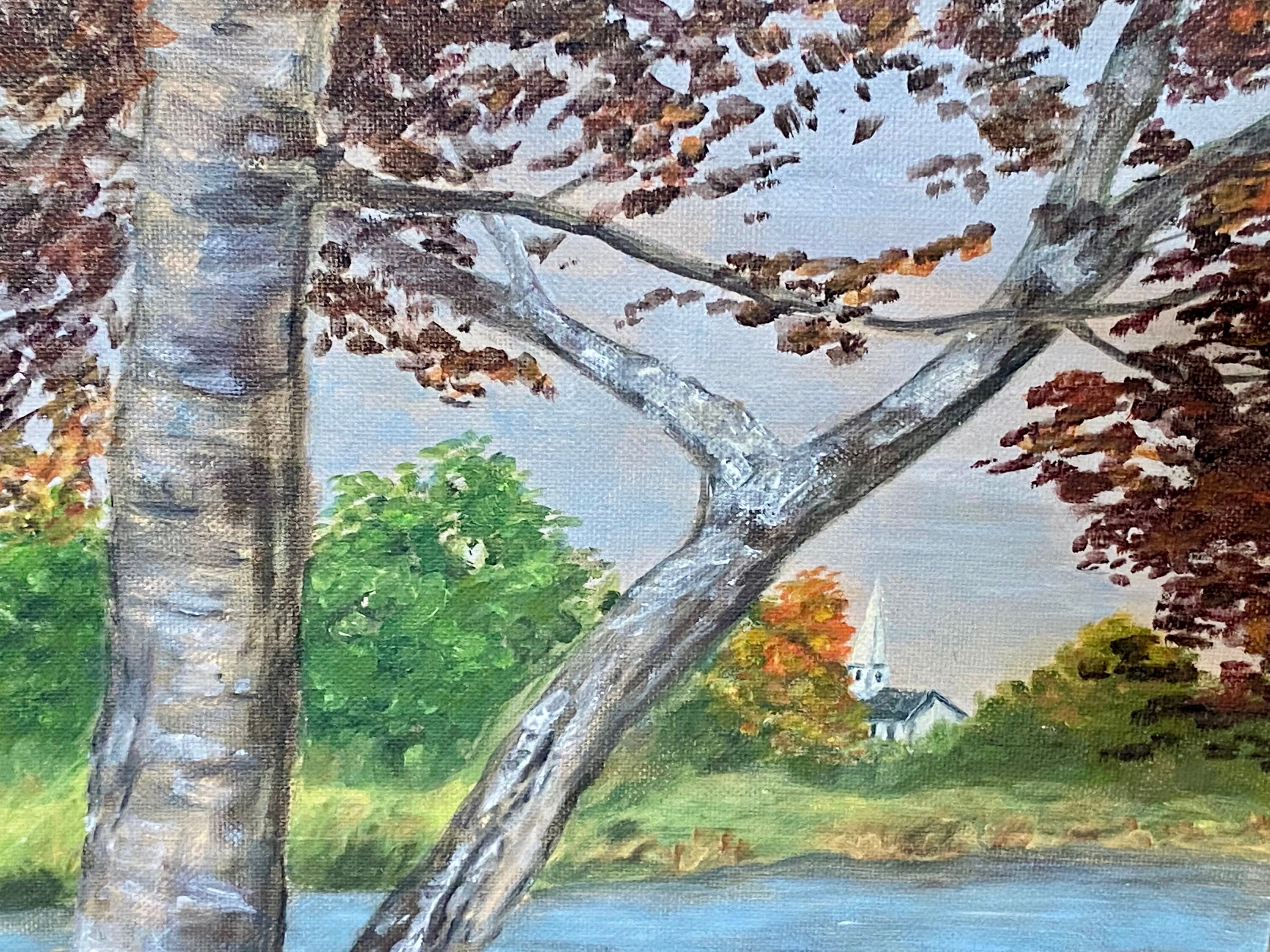 Vintage Original Oil Painting New England English Country - Etsy