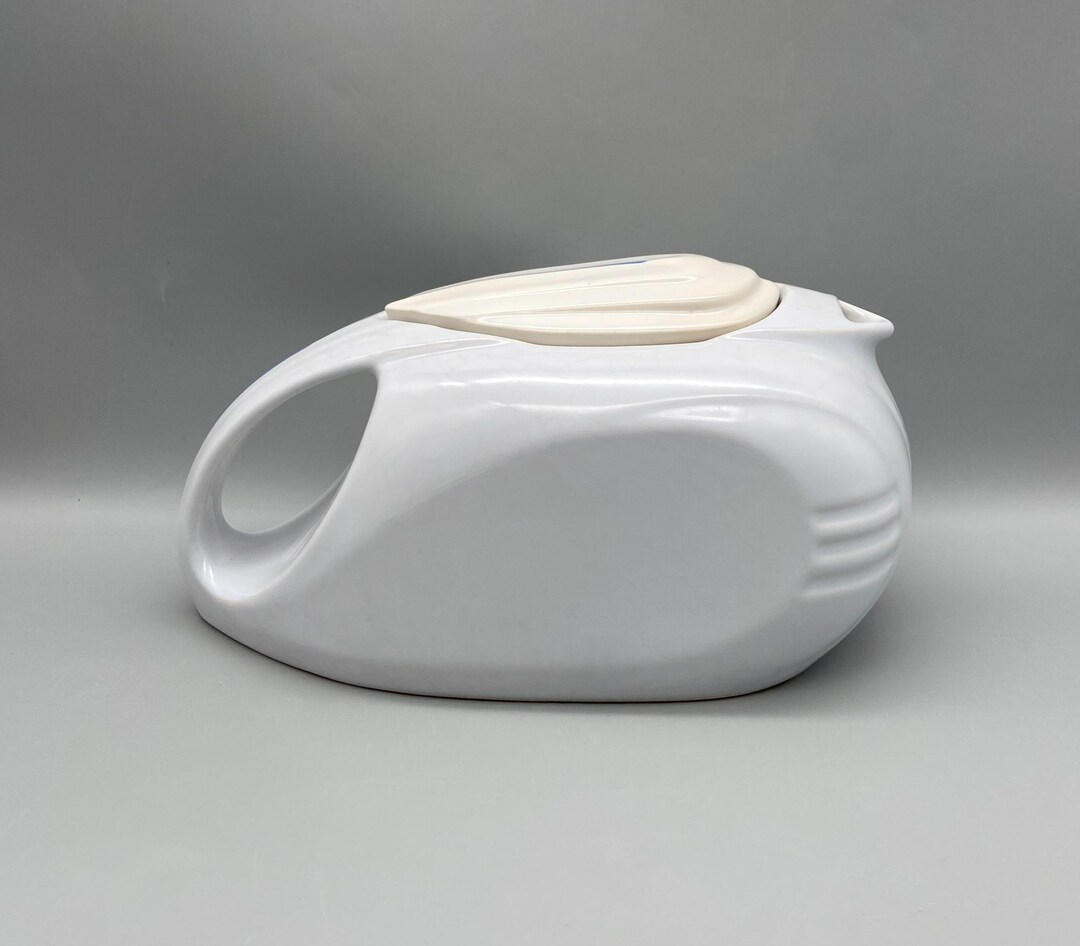 Art Deco Zephyr Train Teapot: 1930s Light Blue Porcelain - Etsy