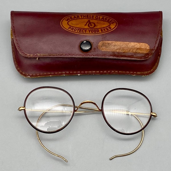 Antique Wire Eyeglasses - Etsy