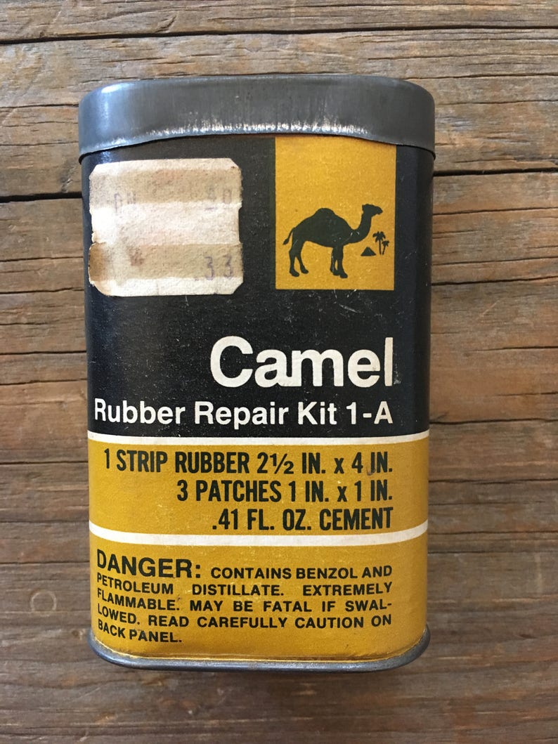 Vintage Camel Rubber Repair Kit 1 A Canister Collectible | Etsy