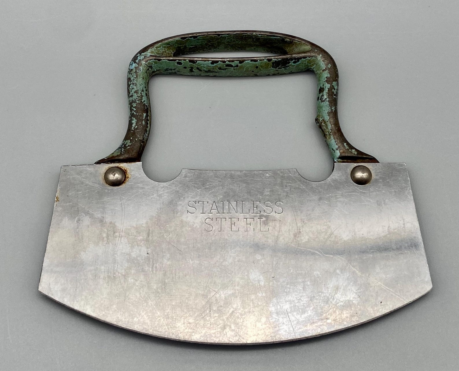 Vintage Herb Chopper Set: Bakelite, Wood & Steel Handles, Primitive ...