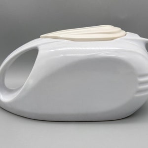 Art Deco Teapot Zephyr Train Design Shape Light Blue Body White Lid ...