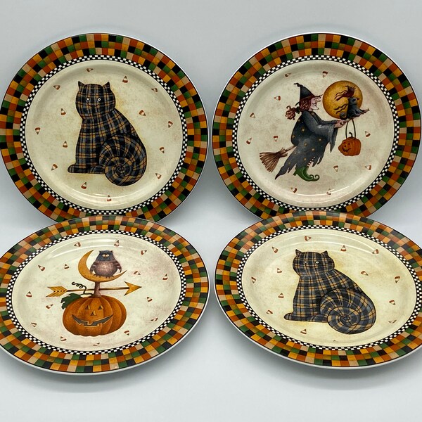 Halloween Plates - Etsy