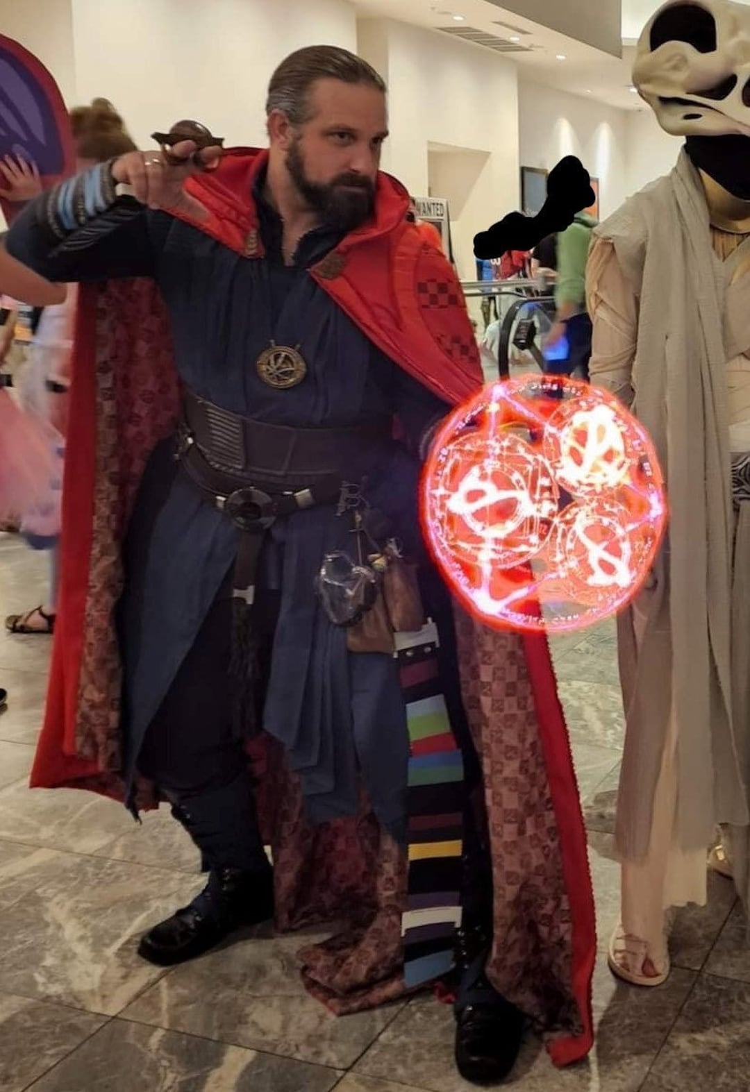 Dr. Strange, Scarlet Witch Dark Hold Spell - Cosplay 3D Holographic ...