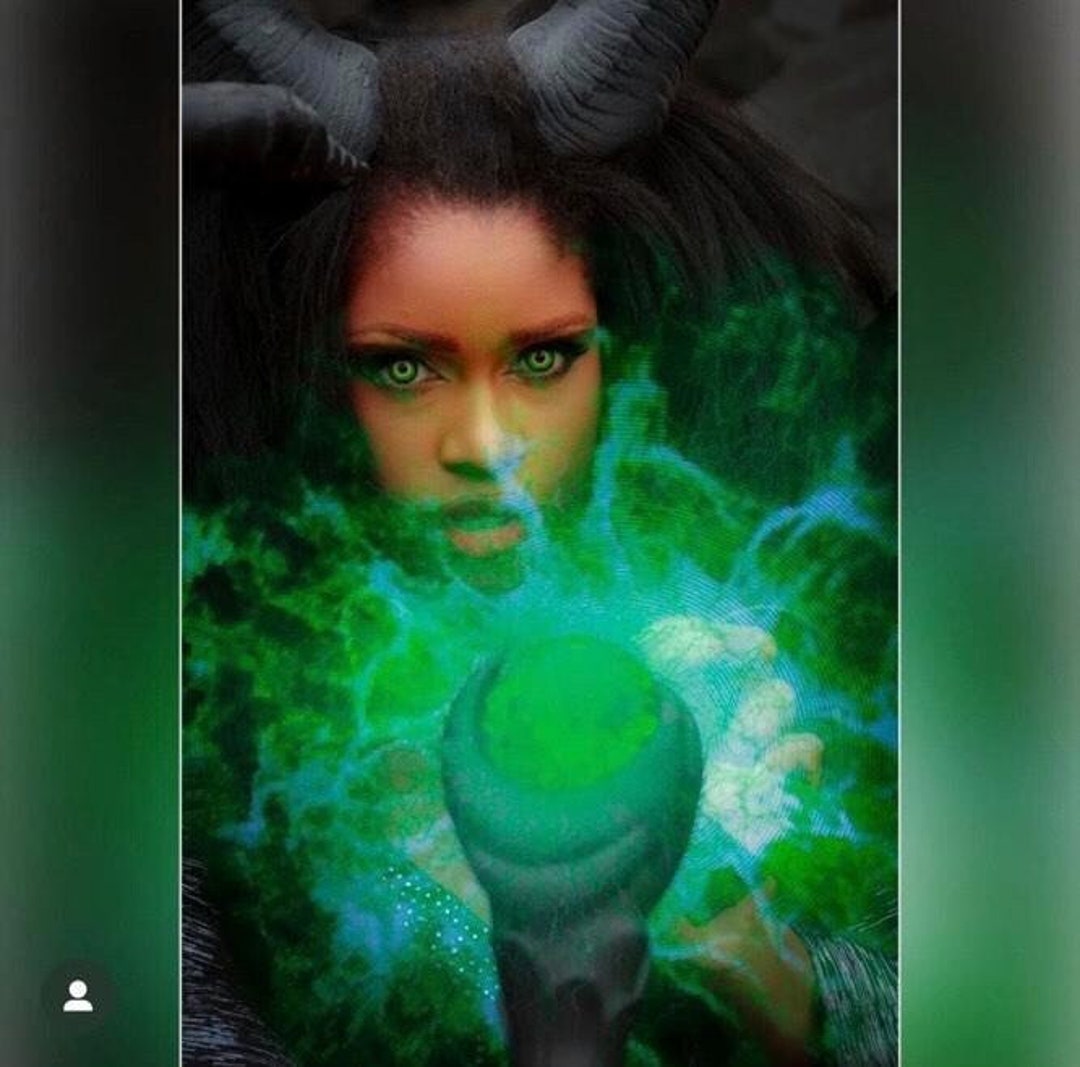 Maleficent Writhing Magic Spell Effect Cosplay 3D Holographic Handheld ...