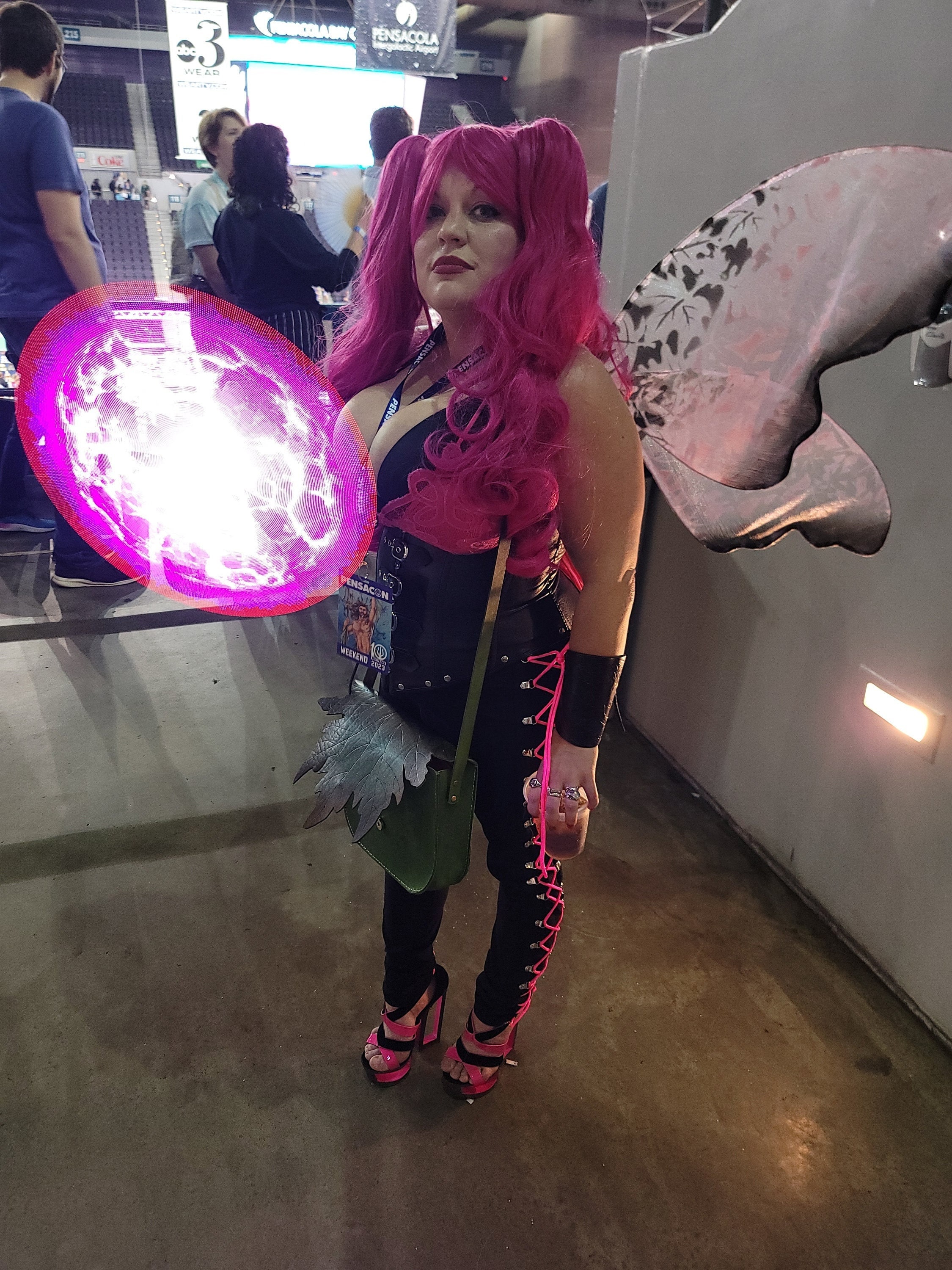 Pink Dragon Soul Ball Bomb Cosplay 3D Holographic Handheld Projector ...