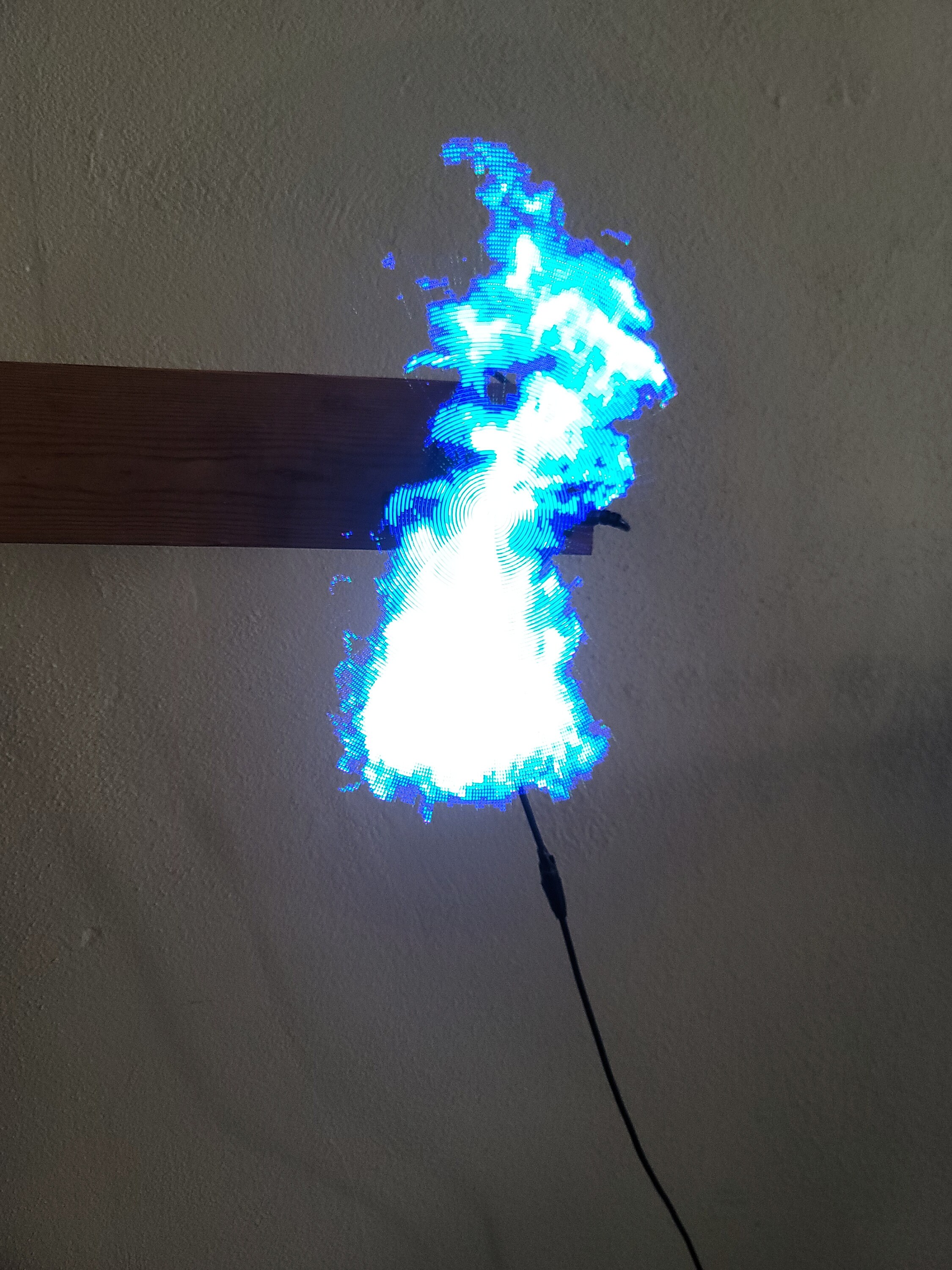 Hades Style Blue Fireball Spell - Cosplay 3D Holographic Handheld ...