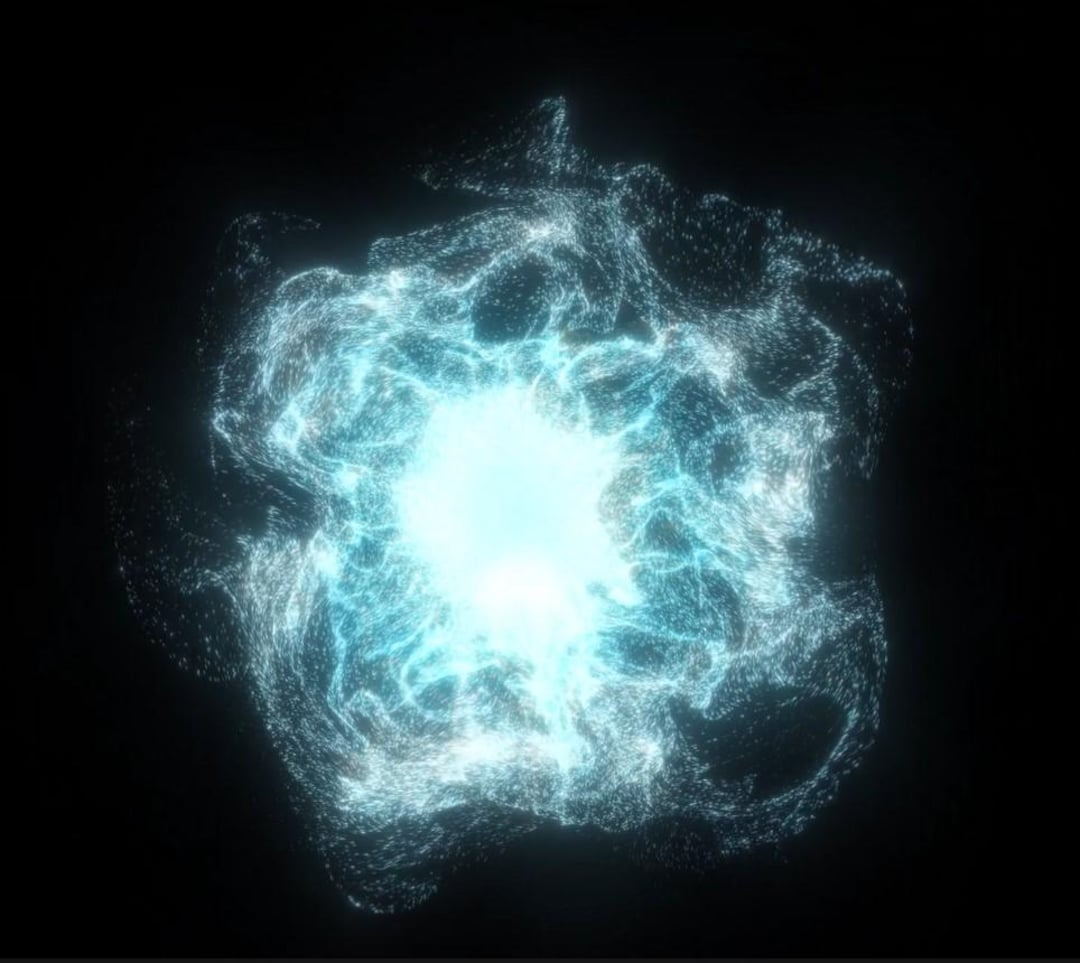 Particle Magic Spell Effect - Cosplay 3D Holographic Handheld Projector ...