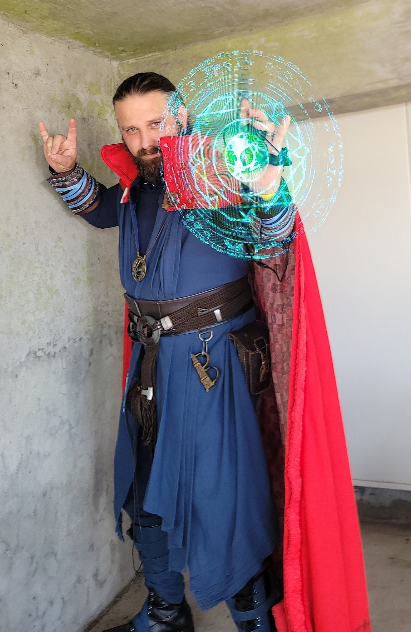 Dr. Strange Time Spell Circle Cosplay 3D Holographic Handheld Projector ...