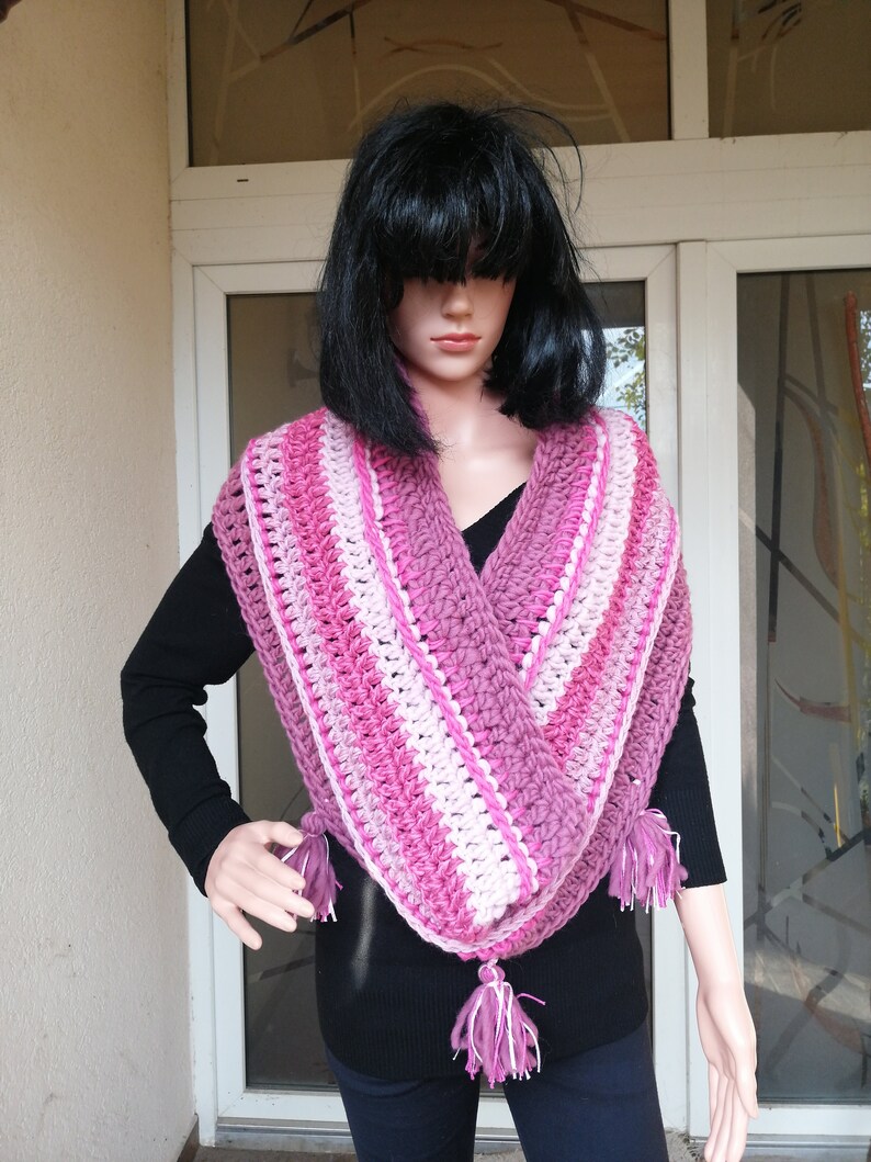 Enid Original Pink Snood I Made The Snoods For The Netflix Etsy Denmark