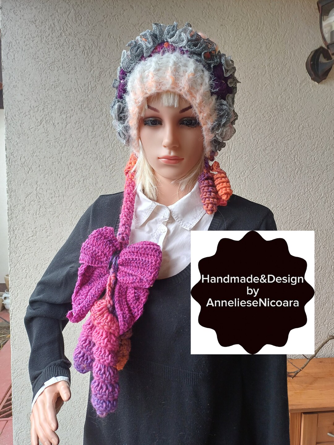 Winter Long Tail HAT /fairy Tale HAT /gift for Christmas - Etsy