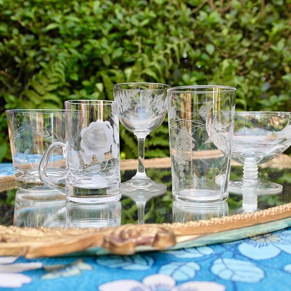 Engraved Glassware - Etsy