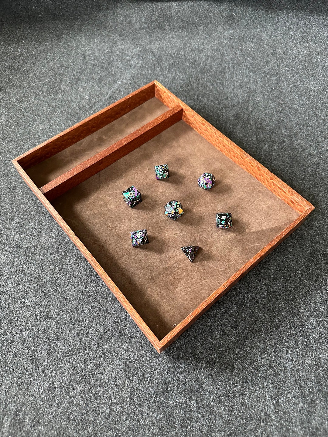 Lacewood Table Dice Tray Box - Etsy