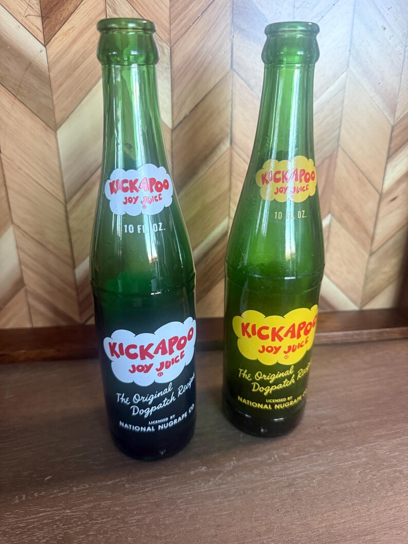 1960s Kickapoo Glass Bottles - Etsy