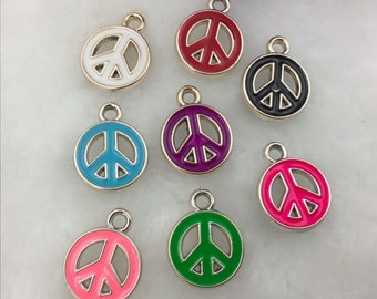 Hot Pink Peace Sign - Etsy