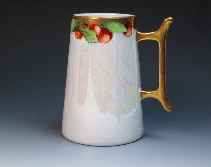 Favorite Bavaria Antique Mug With Peaches, Hand Painted Porcelain Mug ...