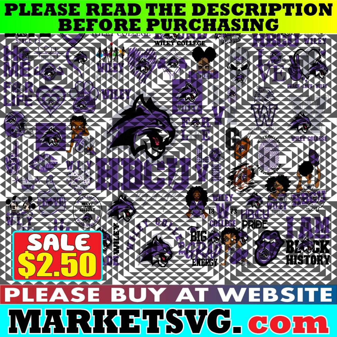 Wiley College Svg, HBCU Svg Collections, HBCU Svg, Football Svg, Cricut ...