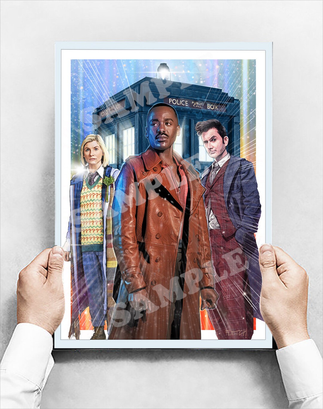 60th Anniversary New Doctors Poster A3 - Etsy