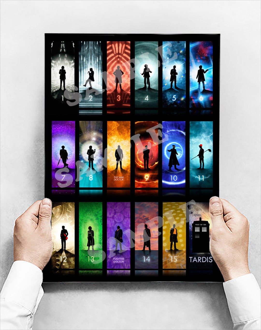 Doctor Who Shadows 2024 Poster A3 - Etsy