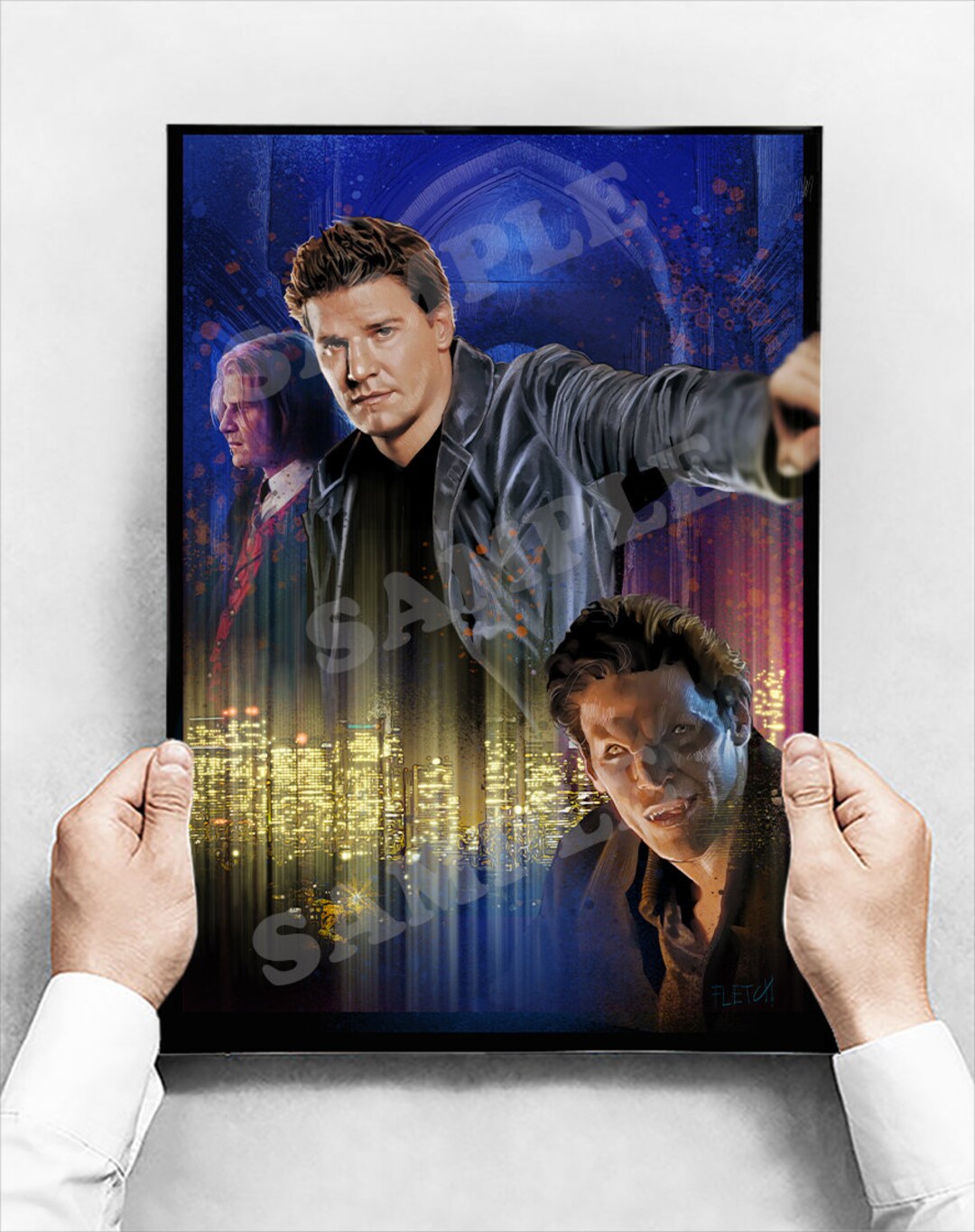 Angel the Vampire Poster A3 - Etsy