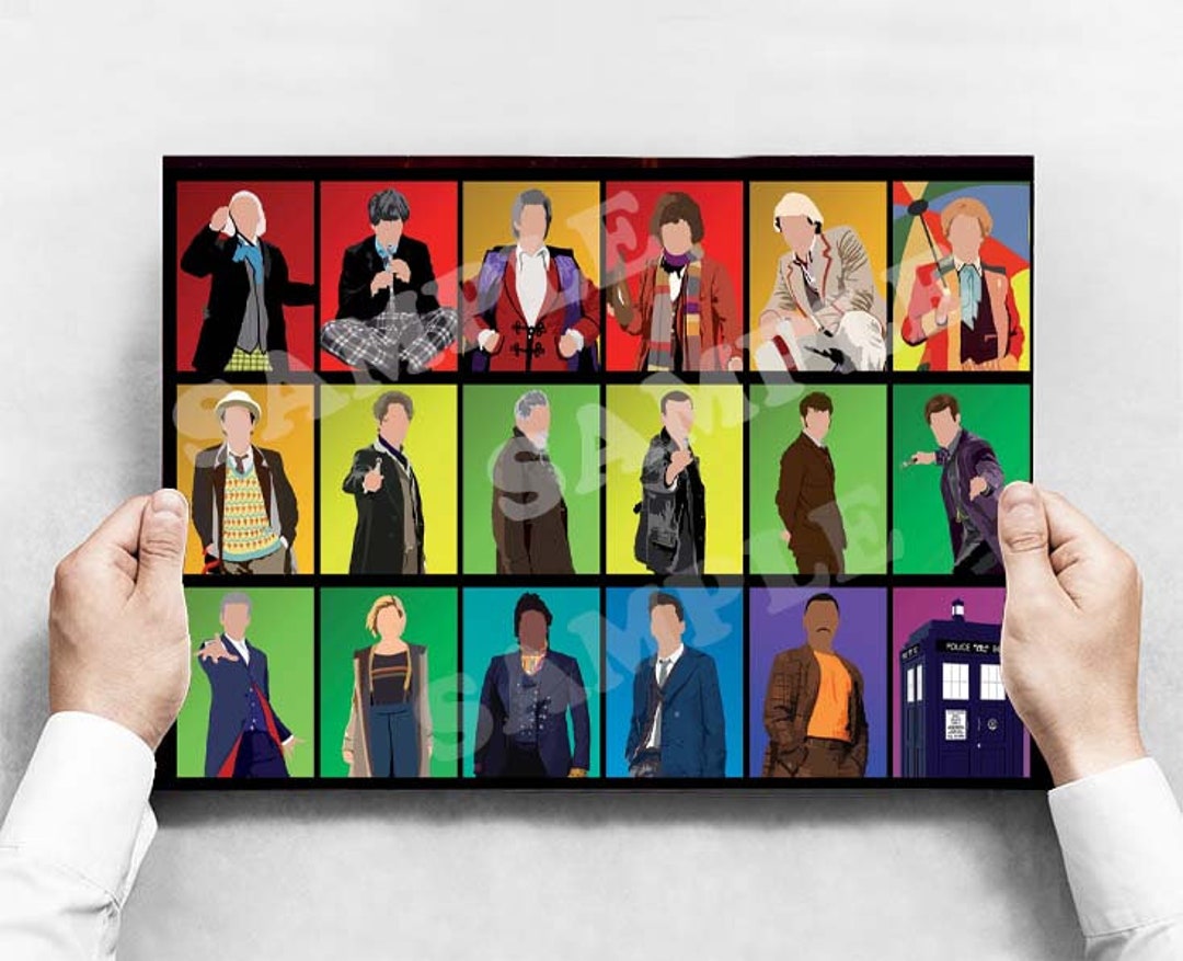 Doctor Who All the Doctors Poster A3 - Etsy