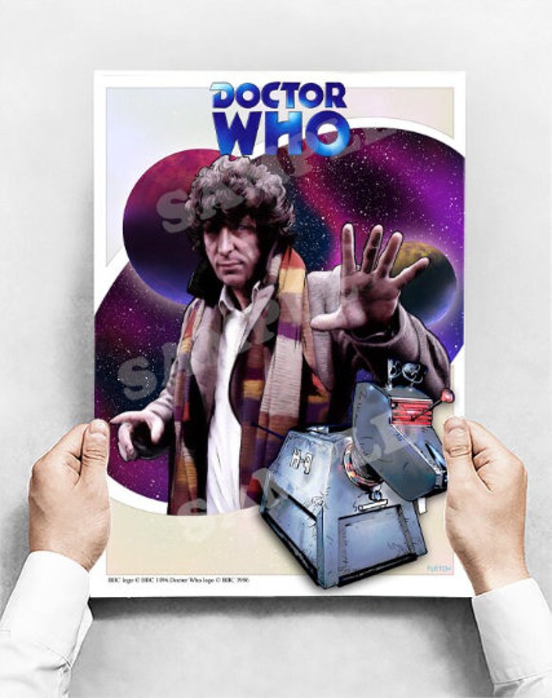 Fourth Doctor and K9 Poster A3 Poster - Etsy