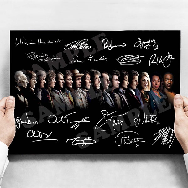 Doctor Who Poster - Etsy