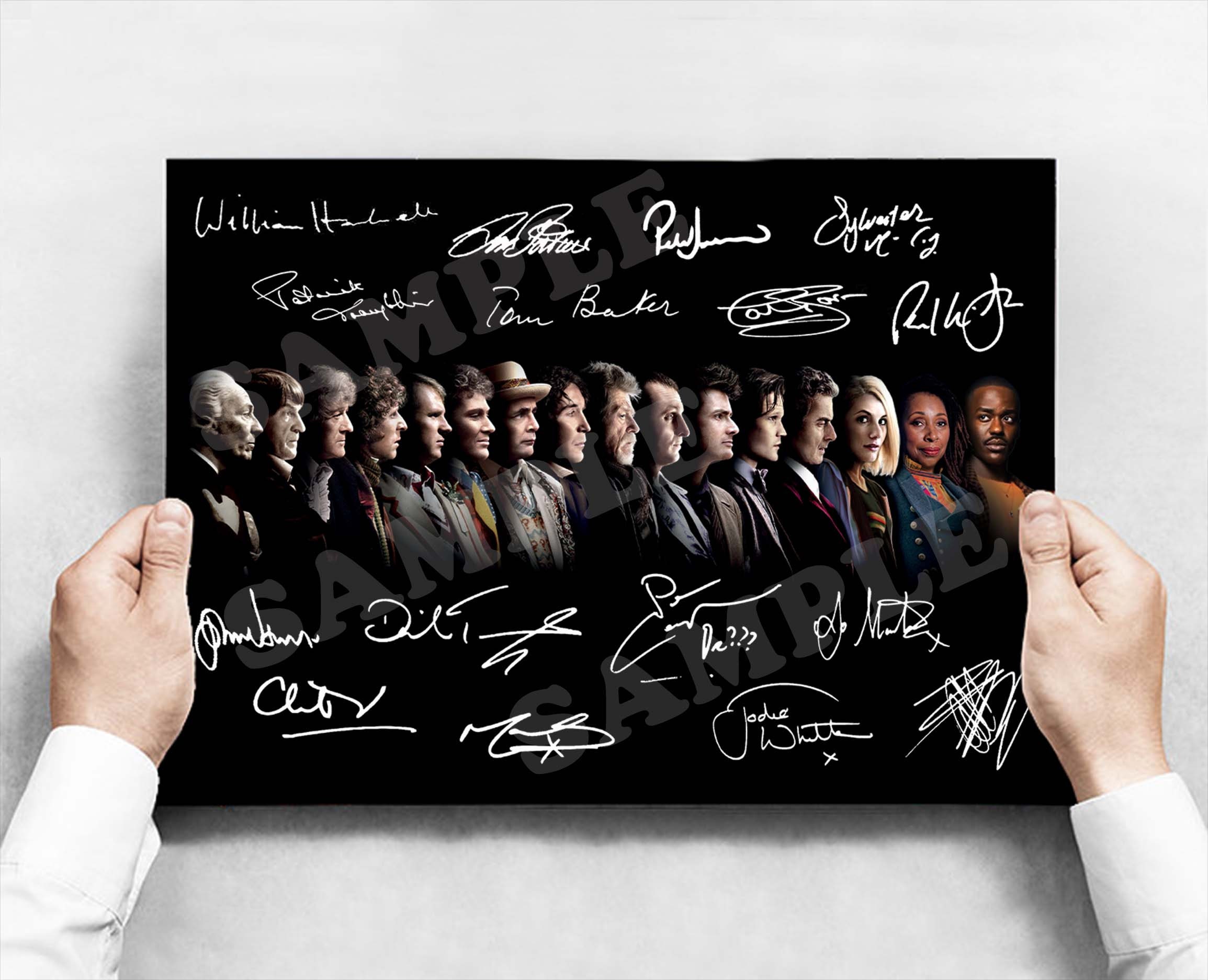 Doctor Who 60th Anniversary Poster A3 With Pre-printed Signatures - Etsy