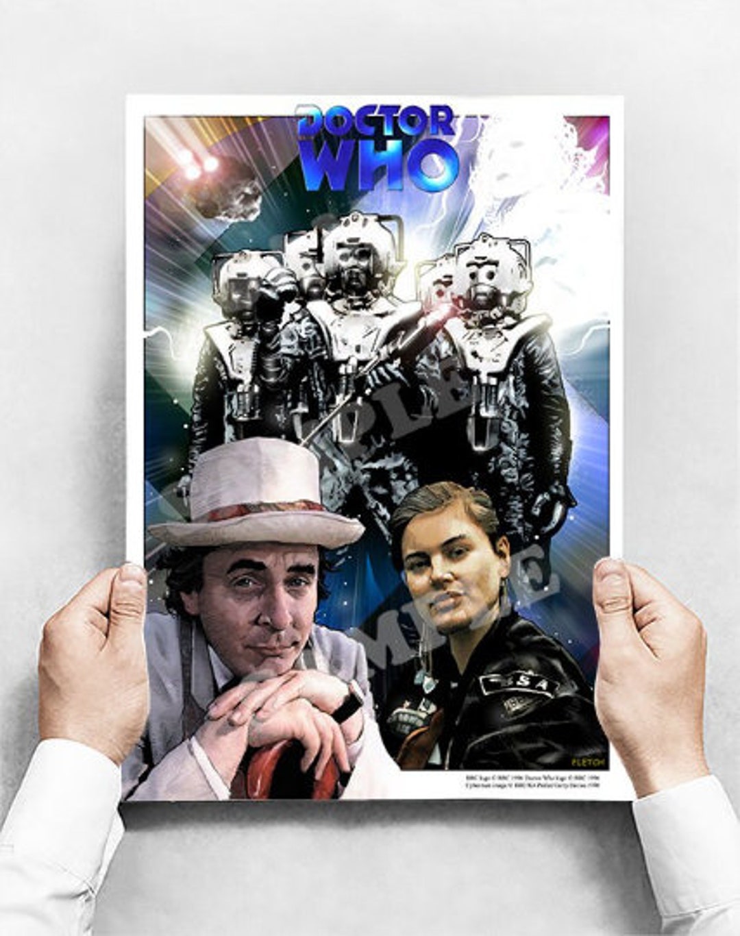 Doctor Who Silver Nemesis A3 Poster - Etsy