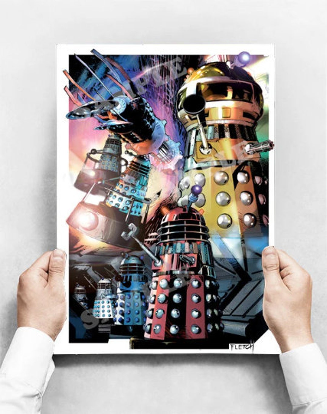 TV21 Dalek Poster A3 - Etsy