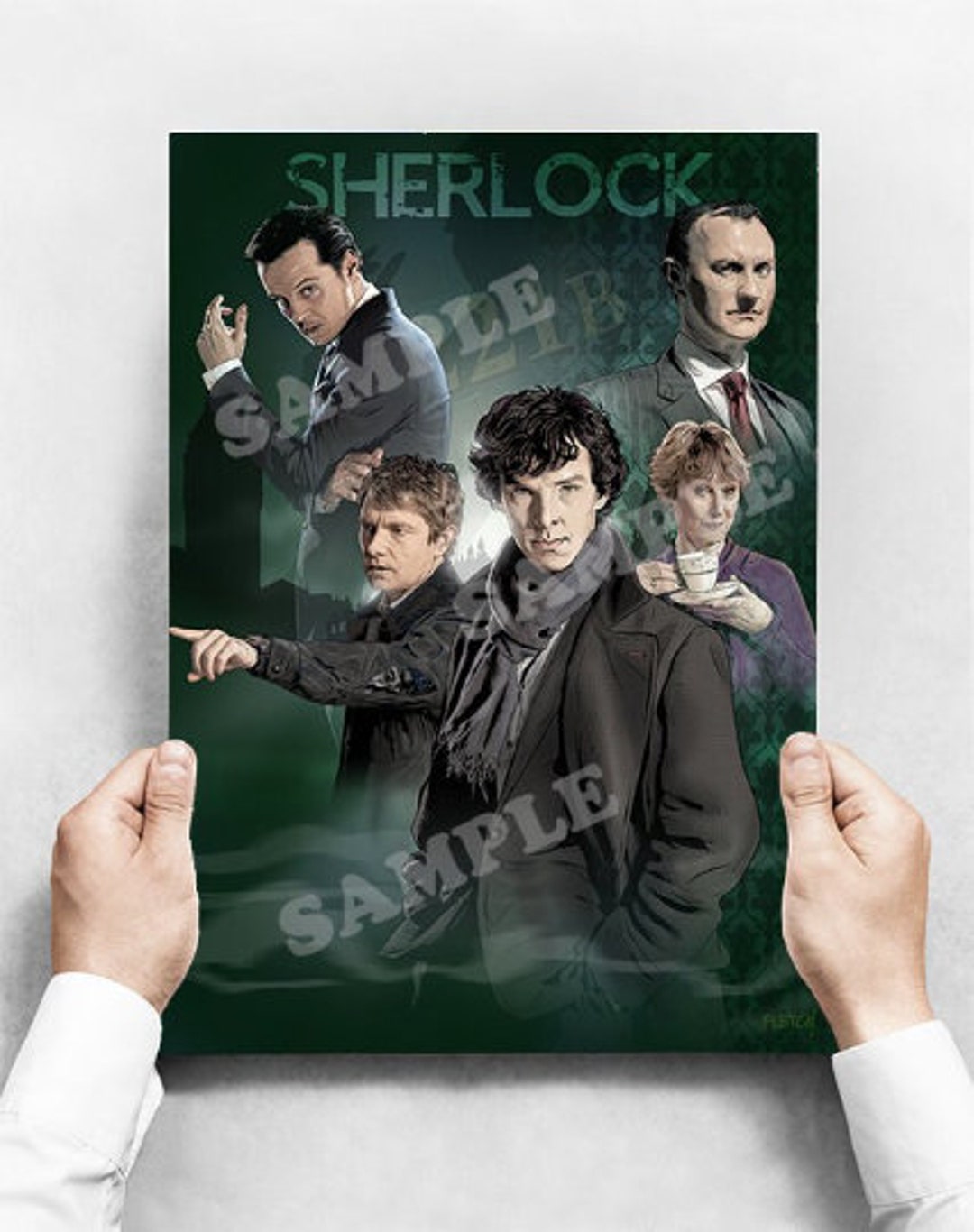 Sherlock A3 Poster - Etsy