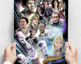 Blake's 7 Kerr Avon / Paul Darrow Montage 'well Now...' - Etsy UK