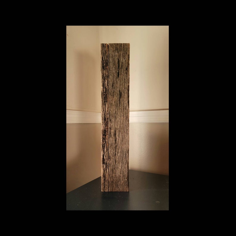 Tall Rustic Wood Vase Rustic Decor Vase. 10 to | Etsy