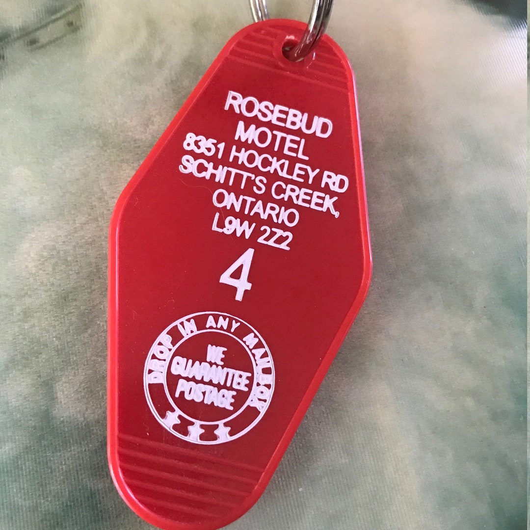 Rosebud Motel Key Fob - Etsy